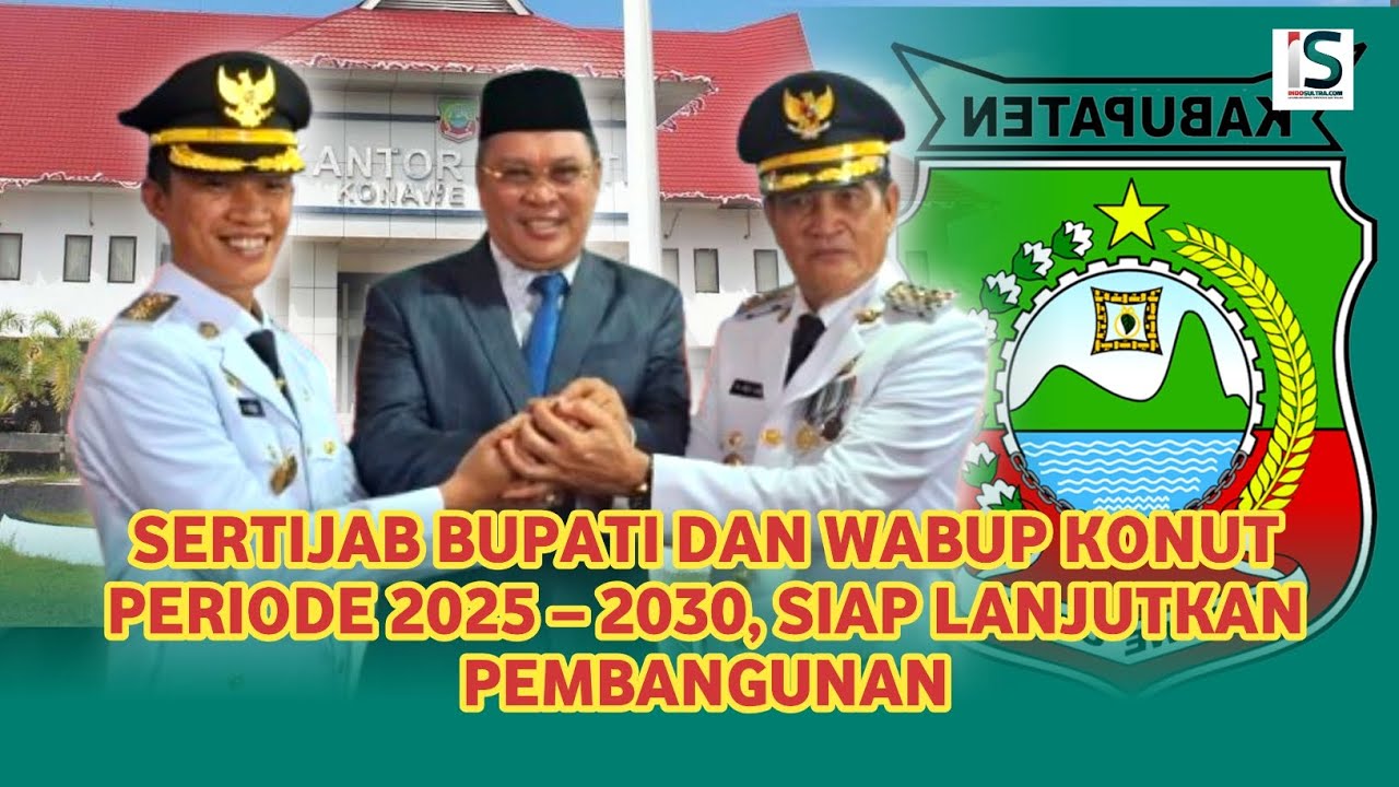 Sertijab Bupati dan Wabup Konut Periode 2025 – 2030, Siap Lanjutkan Pembangunan ️ | IndoSultra.com